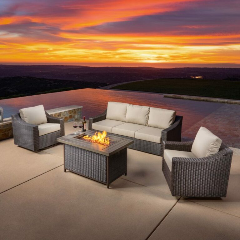 Brandemore 4-Piece Fire Chat Set – Grand Leisure